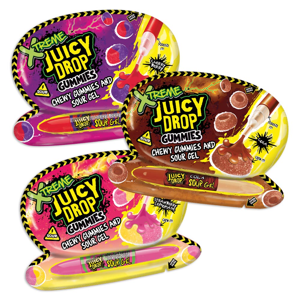 Wholesale Topps Juicy Drop Xtreme Gummies - 12 Count | Bulk Wholesale ...