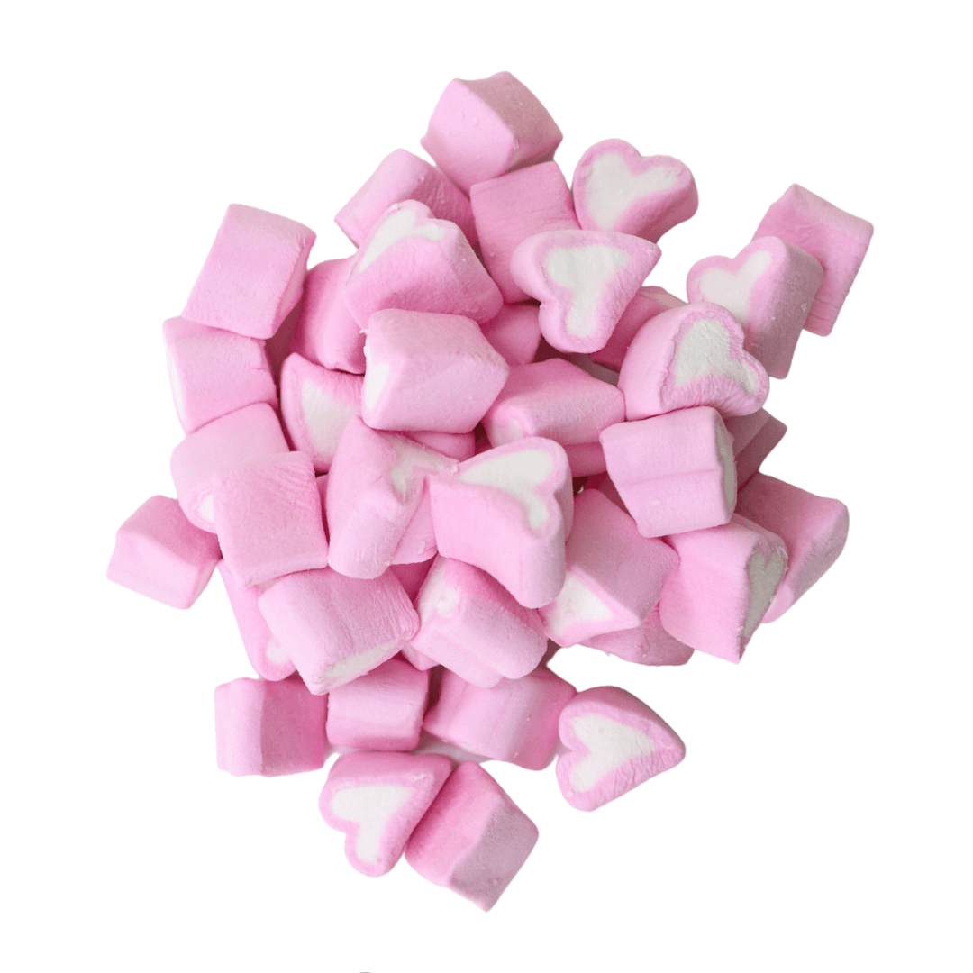 Wholesale Candycrave Mini Heart Mallows - 1kg | Bulk Wholesale Sweets