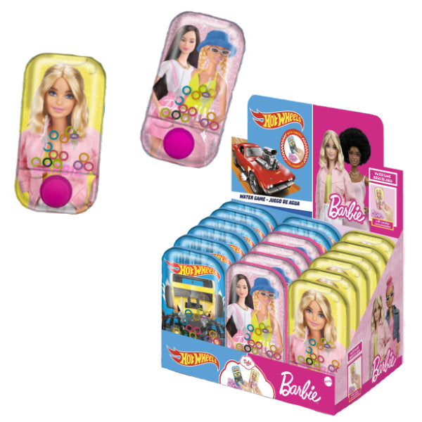 Wholesale Hot Wheels & Barbie Water Game 3g - 18 Count | Bulk Wholesale ...