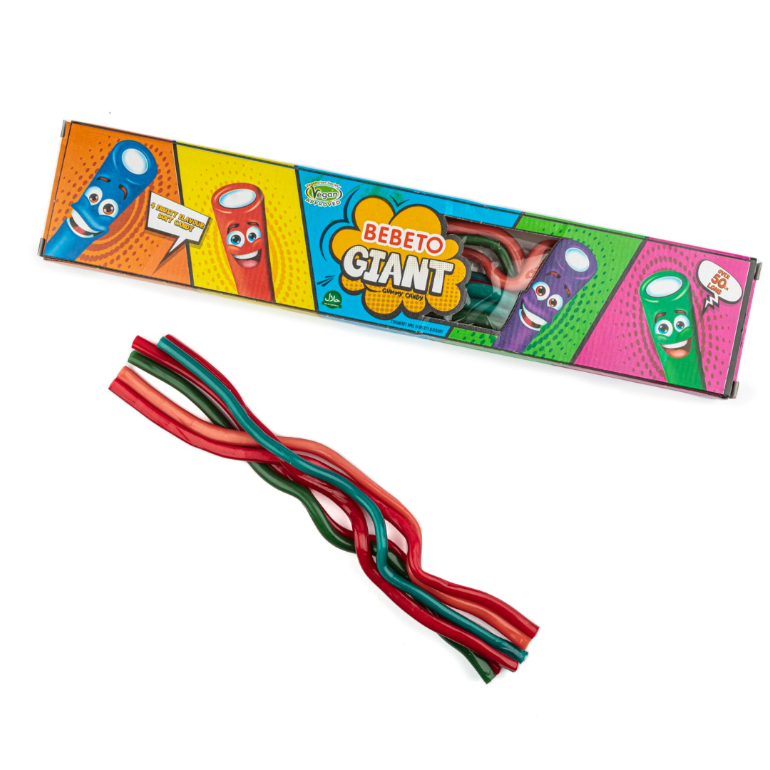 Wholesale Bebeto Giant Candy Cables 400g - 12 Count | Bulk Wholesale Sweets