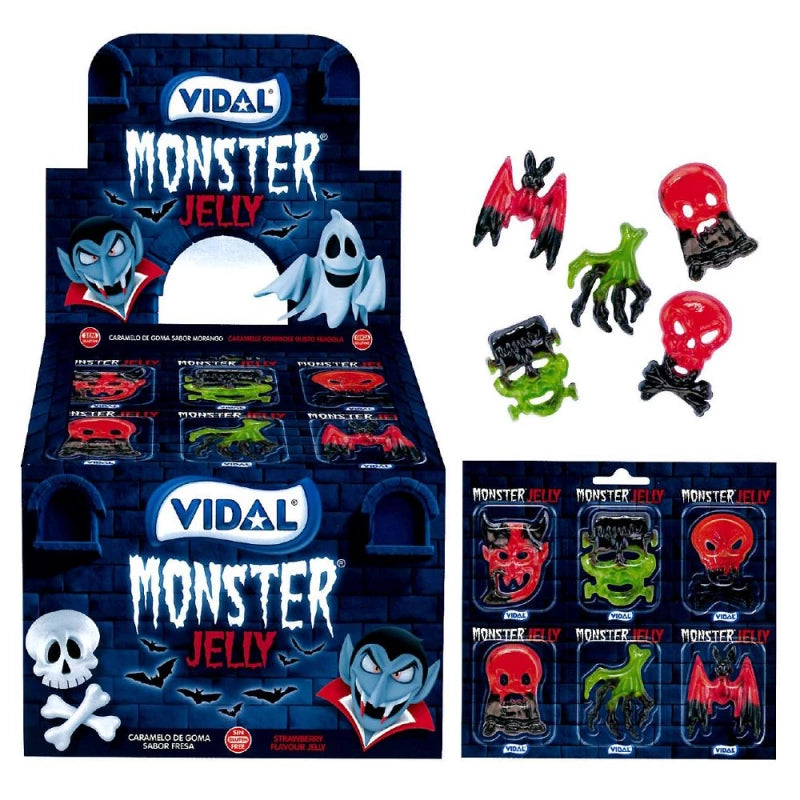 Wholesale Vidal Monster Jelly - 66 Count | Bulk Wholesale Sweets